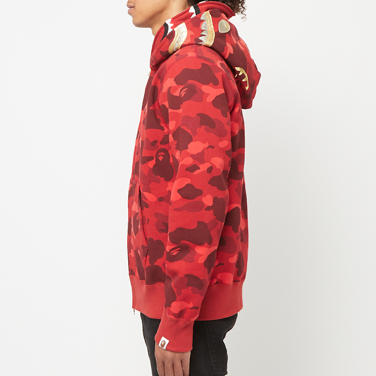 red bape camo jacket