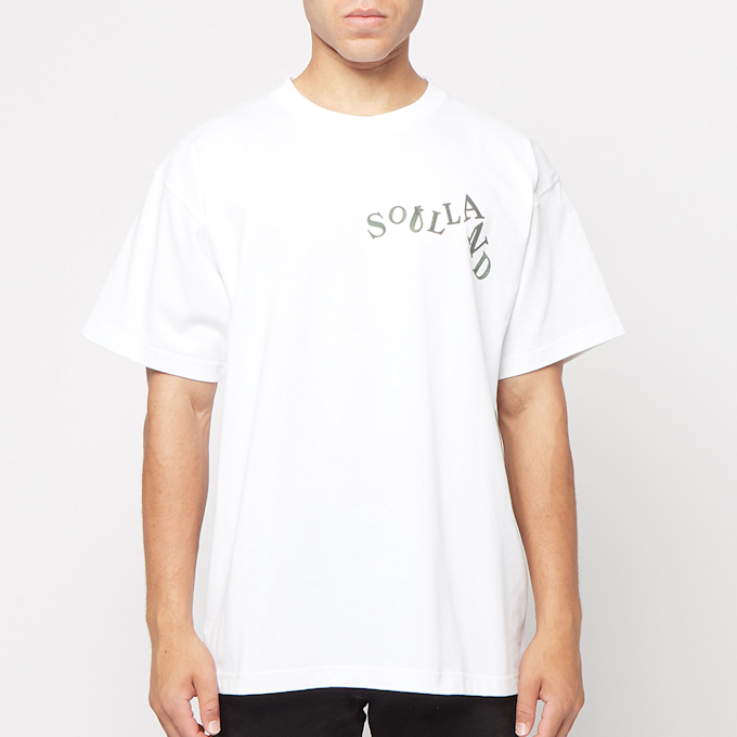 Buy Soulland Metal Letters Logo T-Shirt white in white | 22080-1063 at ...