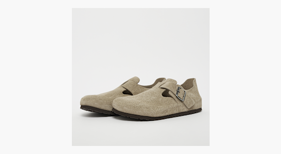 Buy Birkenstock London Suede LEVE in beige | 1010503 at MBCY
