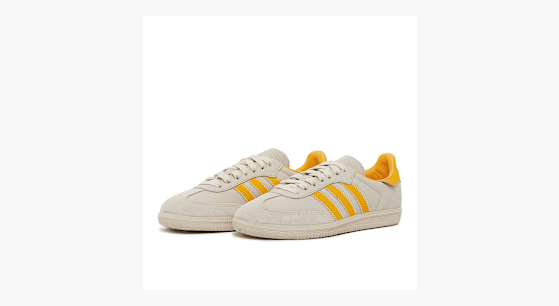 Buy adidas Originals x Humanrace Samba in bold gold/alumina | ID9068 ...