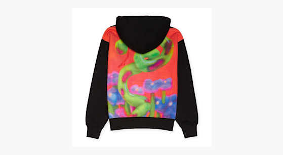 Buy Pleasures Wet Snake Hoodie in black | P24F032-BLACK at MBCY