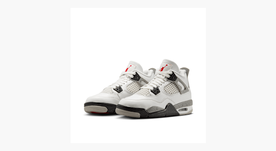 Buy Jordan Air Jordan 4 Retro OG "White Cement" (GS) in white | IB4171 ...