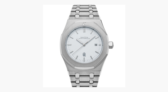 Buy A Bathing Ape Type 9 Bapex Pantone in silver | 001WHL201302MSVR at MBCY