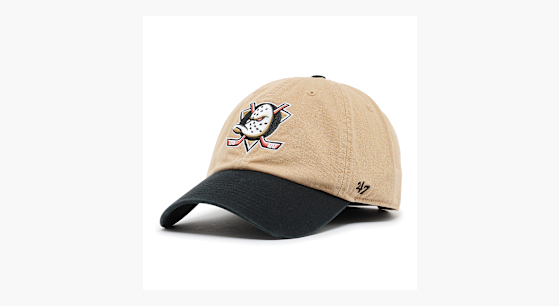 Kaufe '47 NHL Anaheim Ducks Two Tone Clean Up Cap in beige | H ...