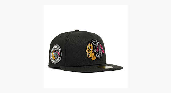 Buy New Era 59Fifty NHL Black Dome Pack Chicago Blackhawks in black ...