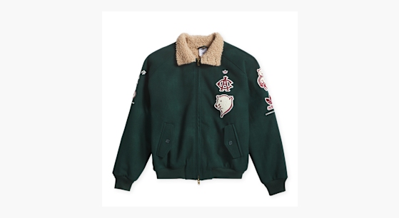 Buy adidas Originals x Clot by Edison Chen Warmup Jacket in green ...