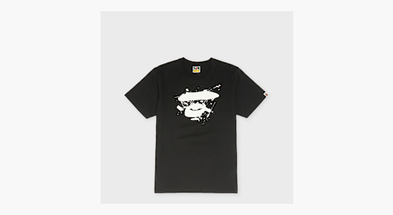 Kaufe A Bathing Ape Graffiti Ape Face Tee in schwarz | 001TEM301341MBLK ...