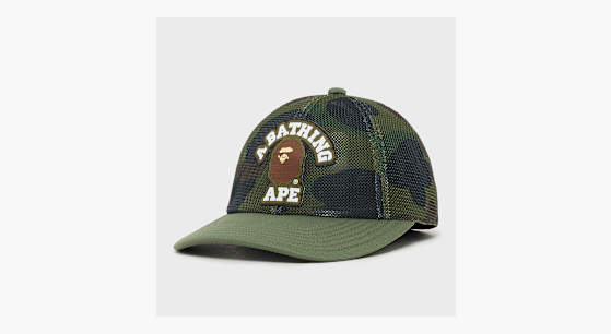 Acheter A Bathing Ape 1st Camo College Embrodery Patched Mesh Cap en ...