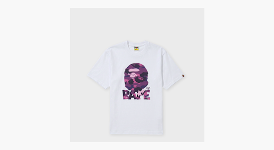 Kaufe A Bathing Ape Color Camo Ape Head Relaxed Fit Tee in weiß ...
